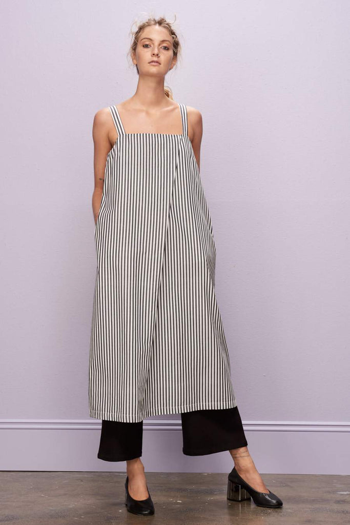 Shadow Dress, Navy White Stripe – Kowtow Wholesale